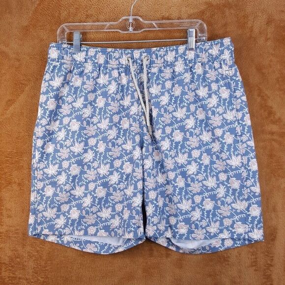 Faherty | Swim | Faherty Mens Swimwear Xl Blue Pull On Swim Trunks ...